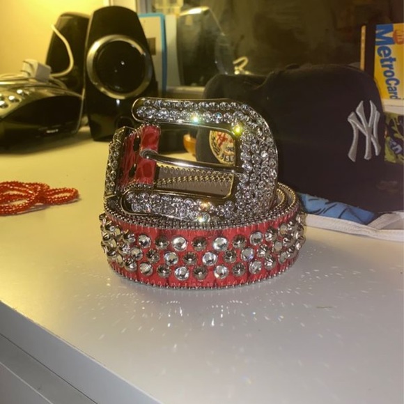 Accessories | Authentic Blood Dripping Red Bb Simon Belt | Poshmark